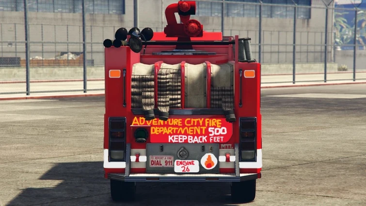 Adventure City Fire Department livery | Fandom