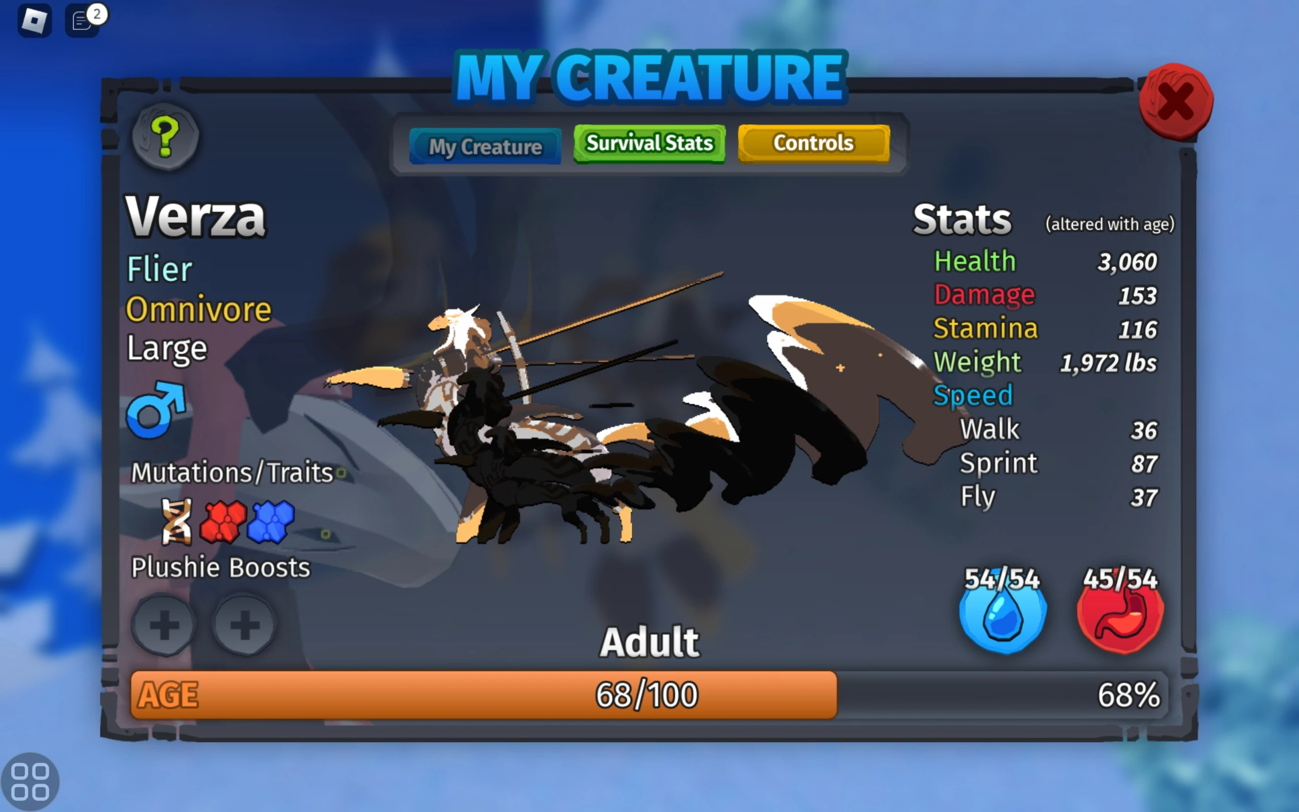 Day 4 of asking someone to buy my red and blue trait piebald verza | Fandom