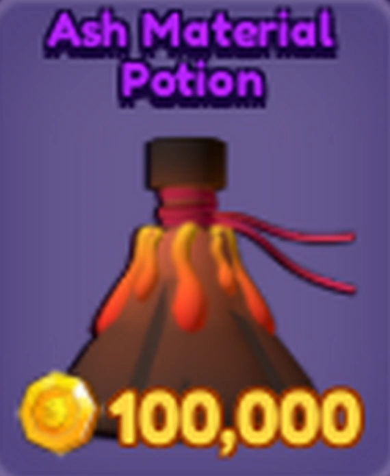Looking for the extinct potion called.. ️Ash Material Potion. ️ | Fandom