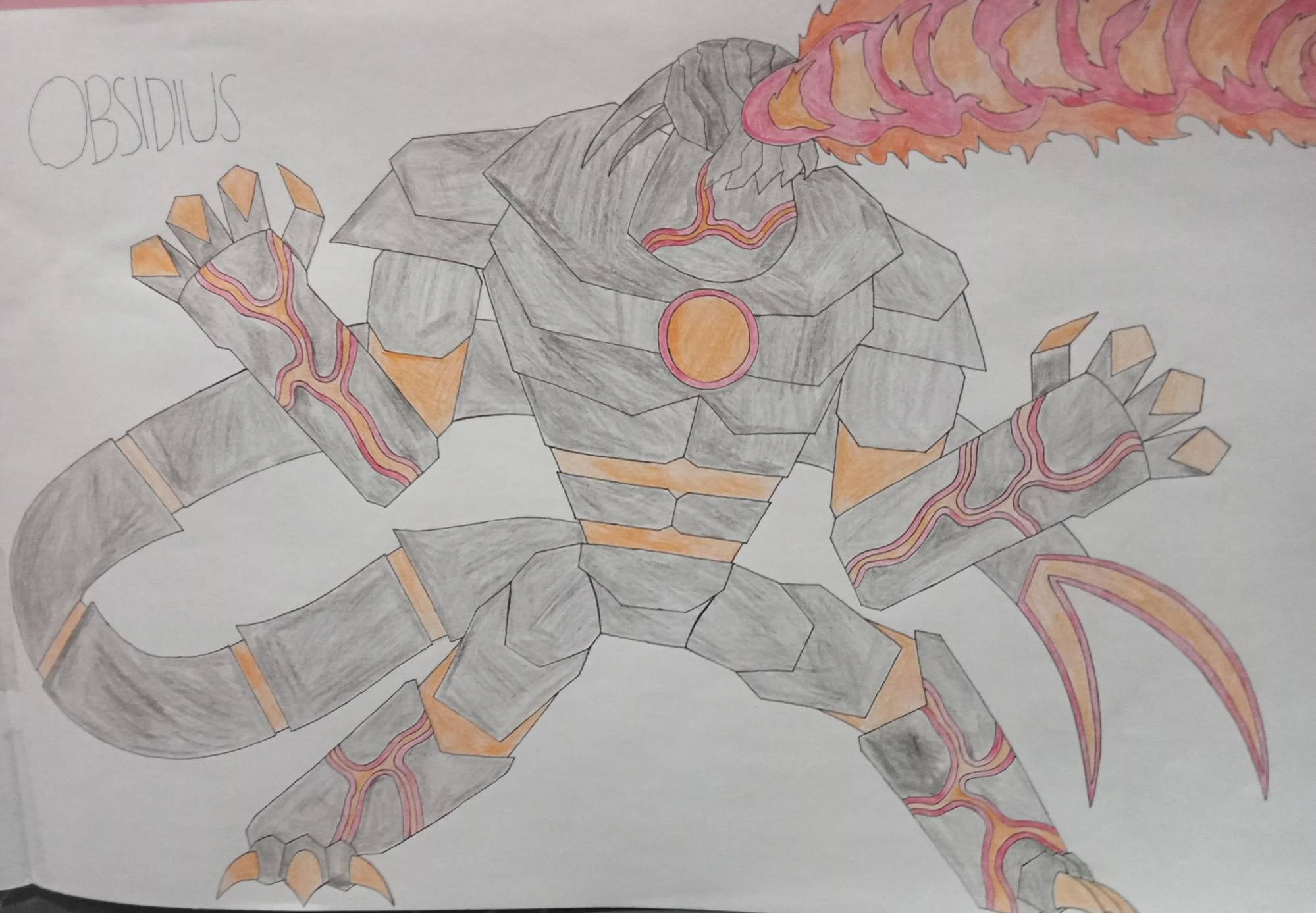 Gojira: Kingdom Obsidius Sketch | Fandom