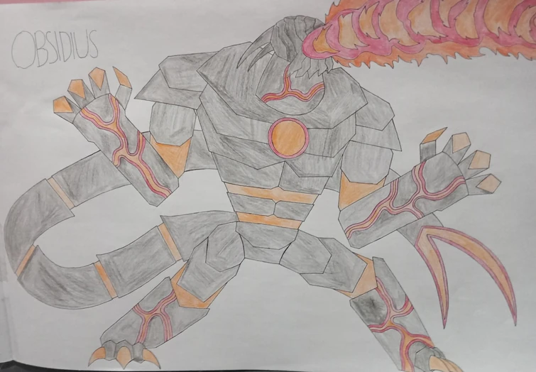 Gojira: Kingdom Obsidius Sketch | Fandom