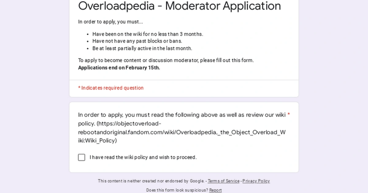 Mod applications open! | Fandom