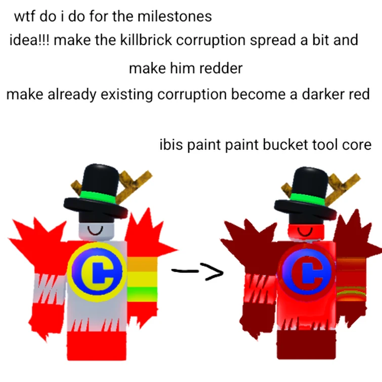 some stuff from when i was making the killbrick milestones uhhh | Fandom