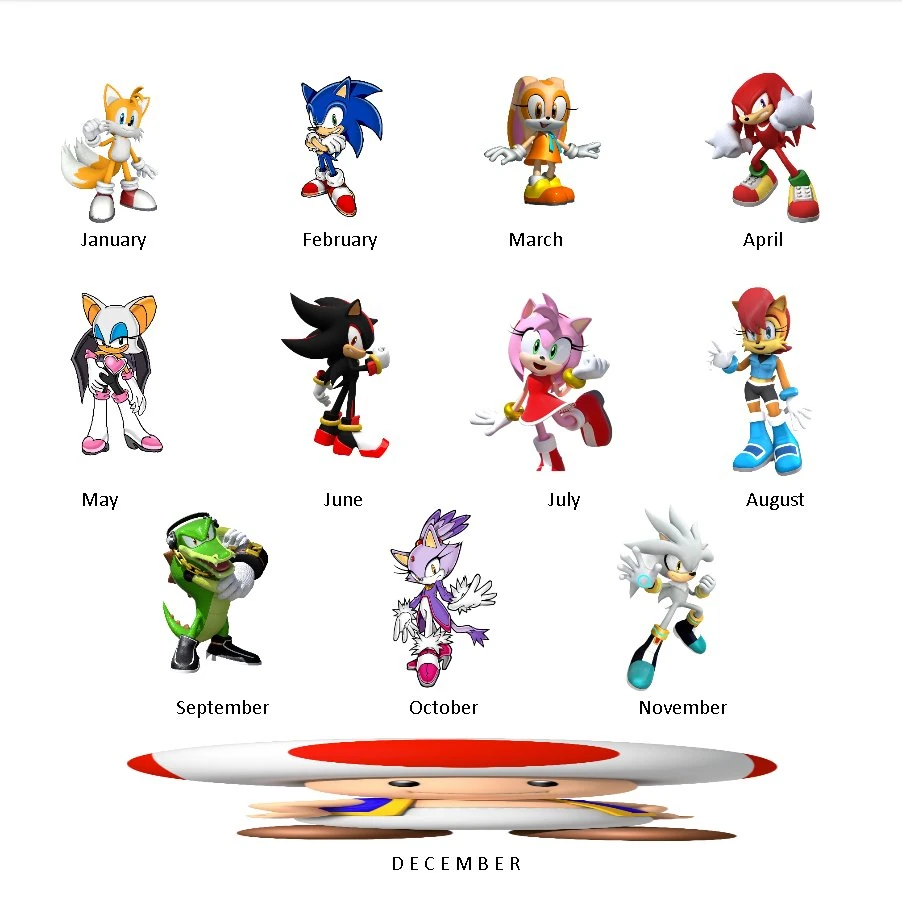 Your Birth Month, Your Sonic Character "Friend" | Fandom