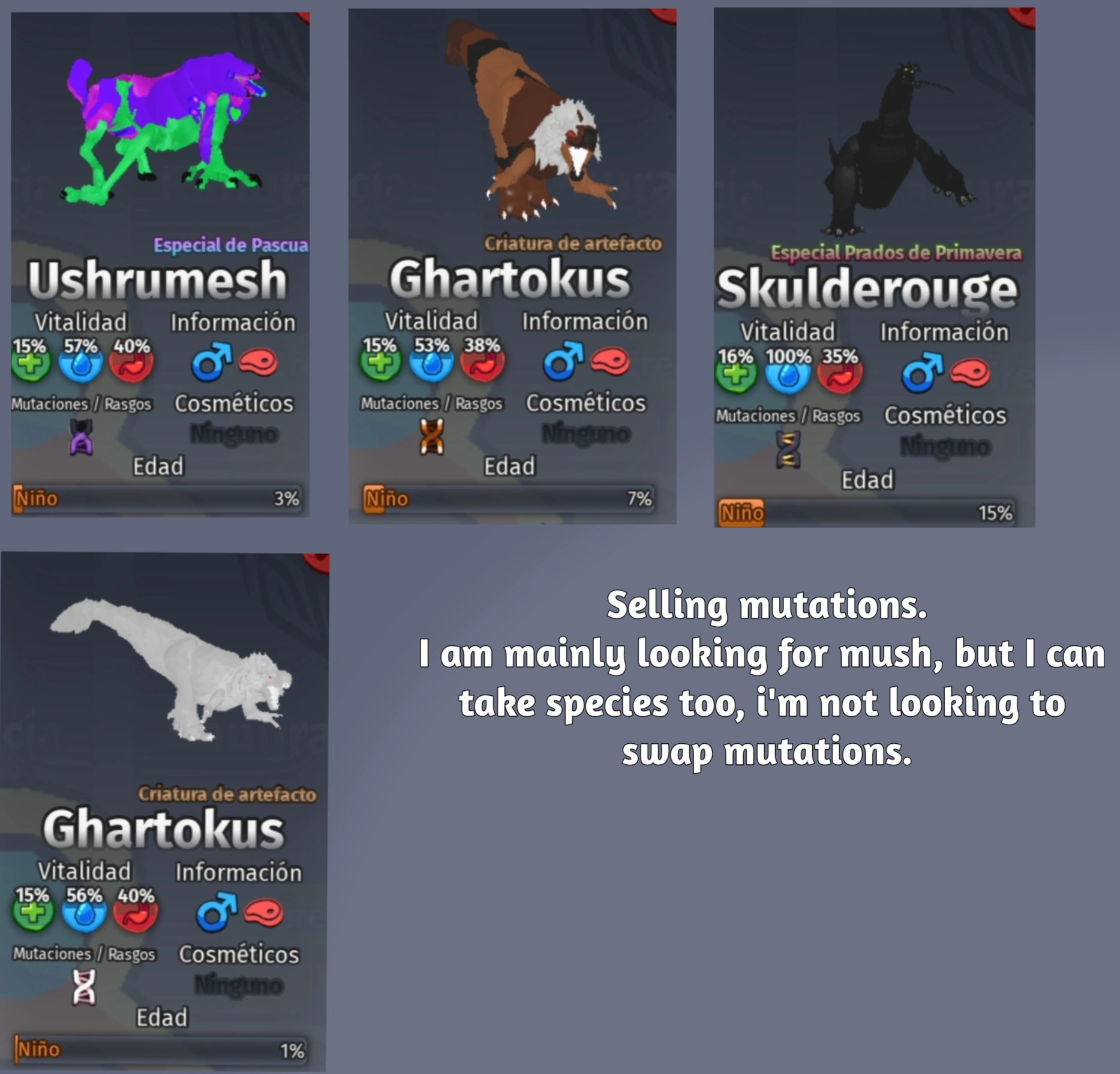 SELLING mutations 😃 | Fandom