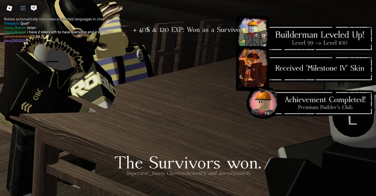 ah... free at last... (level 100 buidlerman) | Fandom