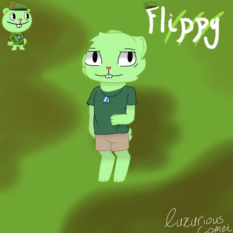 Wanted to share my Flippy art | Fandom