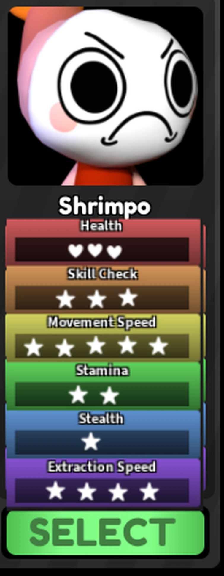 Reworked Shrimpo's Stats! | Fandom