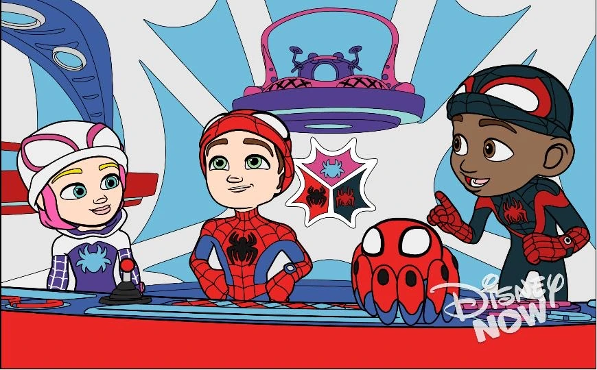 I colored the group in Spidey and his Amazing Friends from the Color ...