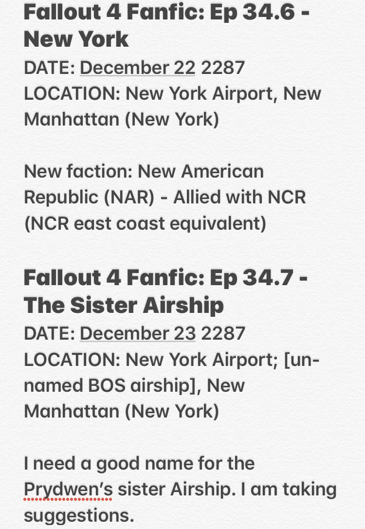 Update on my Fallout 4 fanfic: Upcoming episodes | Fandom