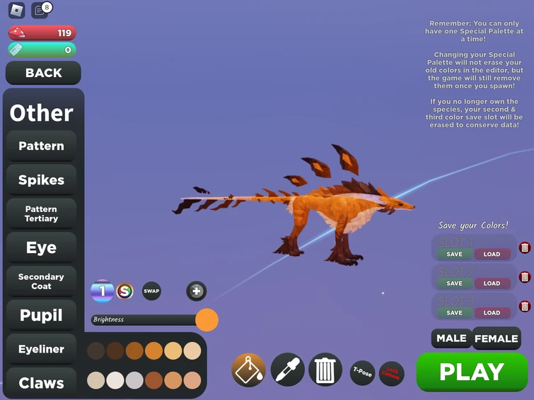 Decided to make a maned wolf skin because why not… | Fandom