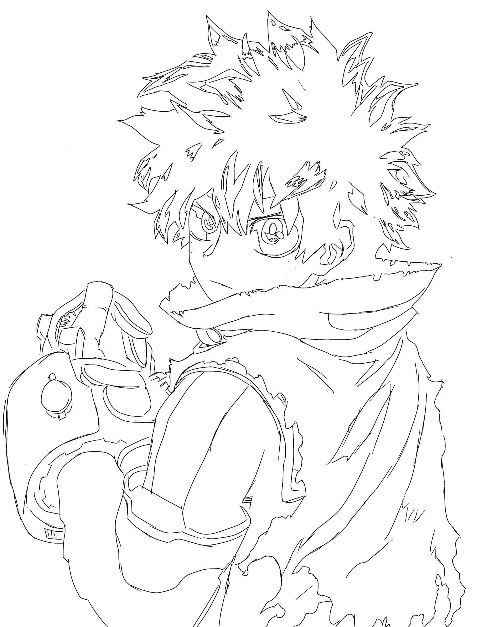 I drew Deku | Fandom