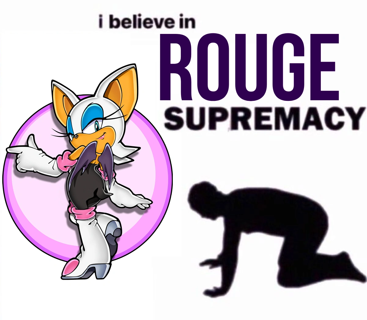 people who simp for Rouge be like: | Fandom