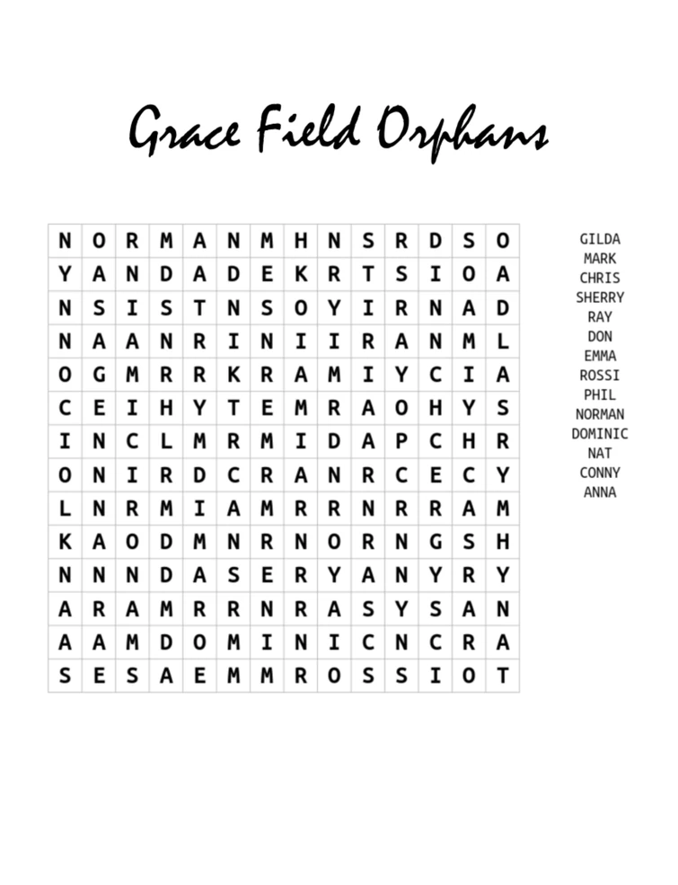 TPN Word Search | Fandom