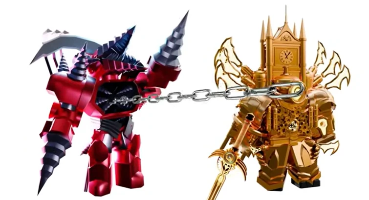 TTD Battles 1: Upgraded Titan Drill Man vs. Upgraded Titan Clockman ...