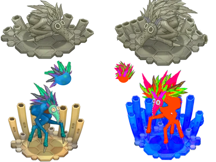 Fanmade Rare Poewk and poewk egg and rare poewk egg | Fandom