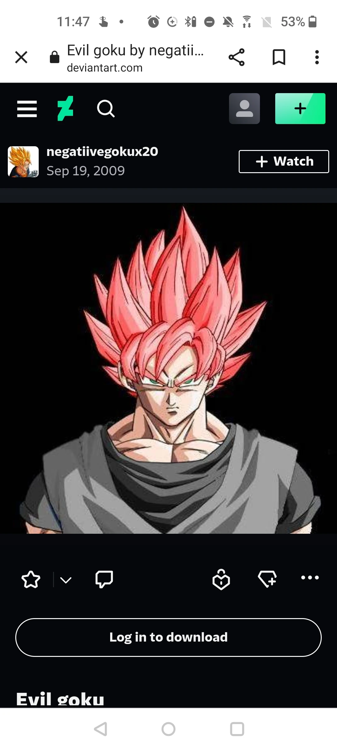 2009 Goku black fan art | Fandom
