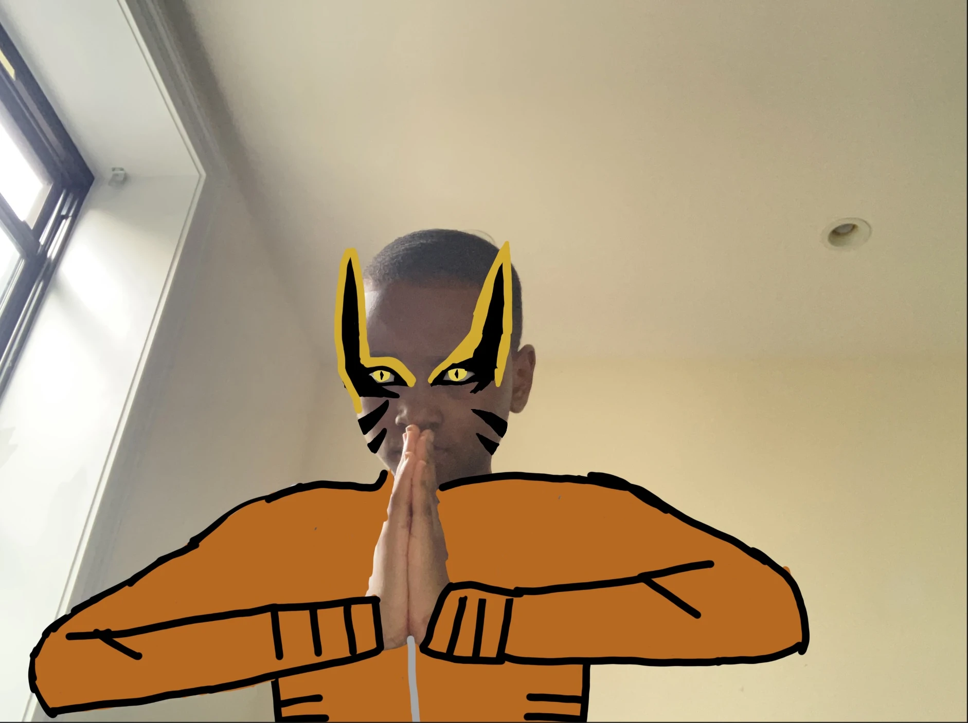 I used art to transform myself into naruto (final form) | Fandom