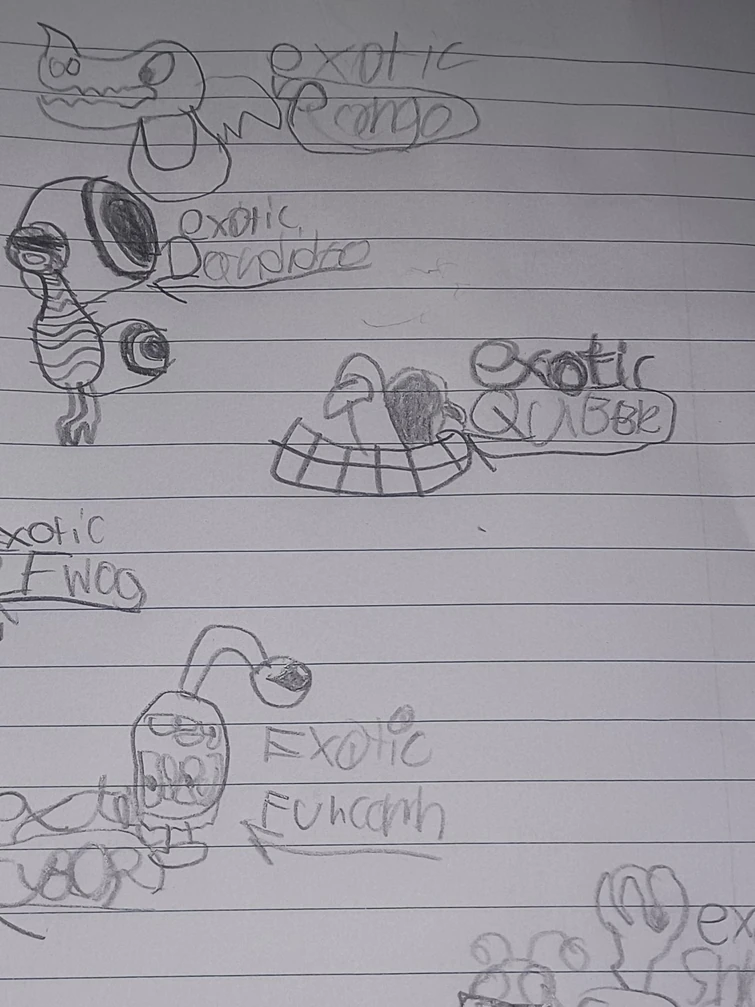 Exotic monsters (a new rarity!) | Fandom