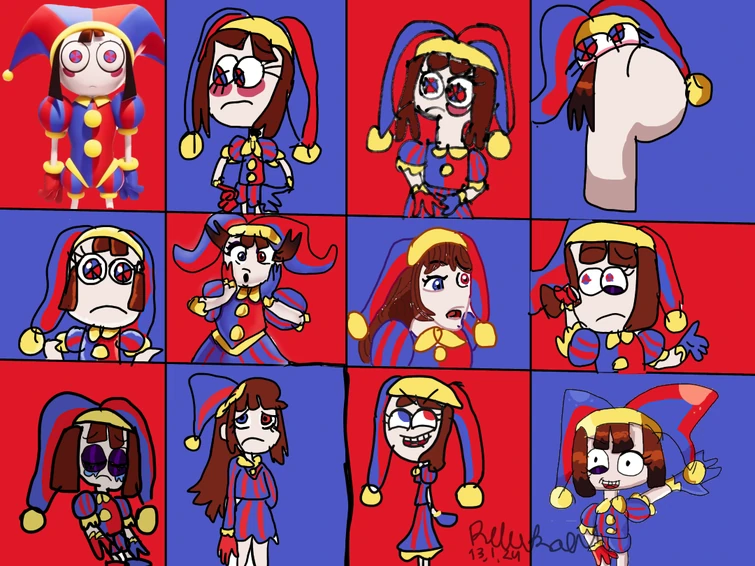 Comment down which art style a Pomni you like the most | Fandom