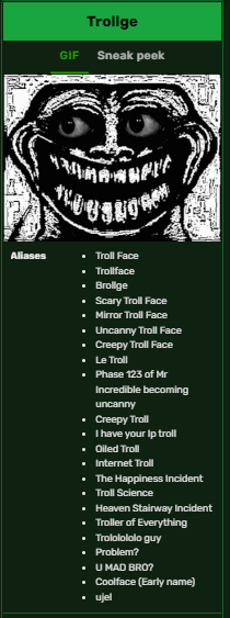 Trollge aliases | Fandom