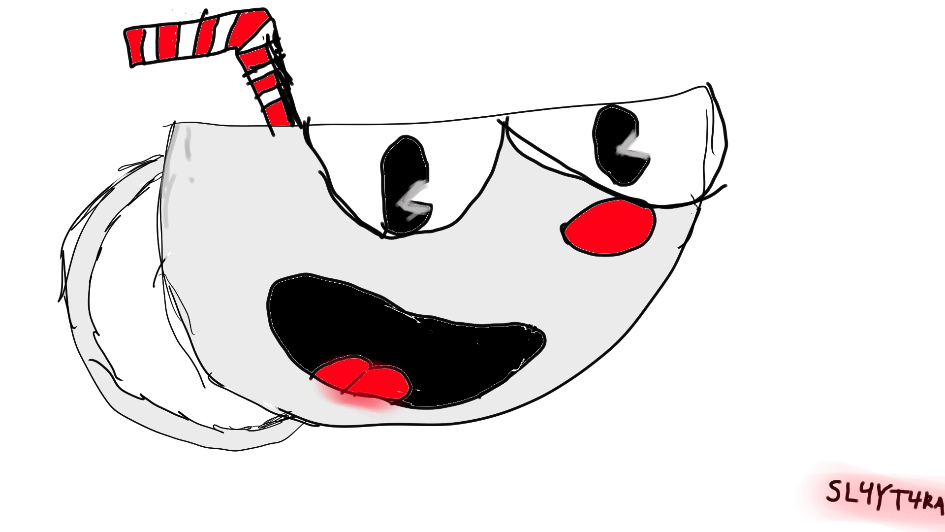 I tried drawing cupheads head but now it looks terrible O-O | Fandom