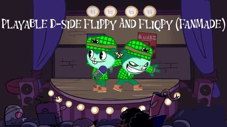 The guy made a skin based on the Fliqpy d-side design I made | Fandom