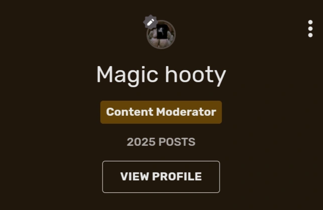 why is magic hooty a content mod but not a thread mod as well | Fandom