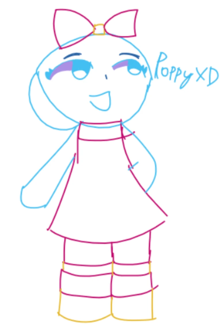 Some Poppy drawings I made on WhiteBoard | Fandom