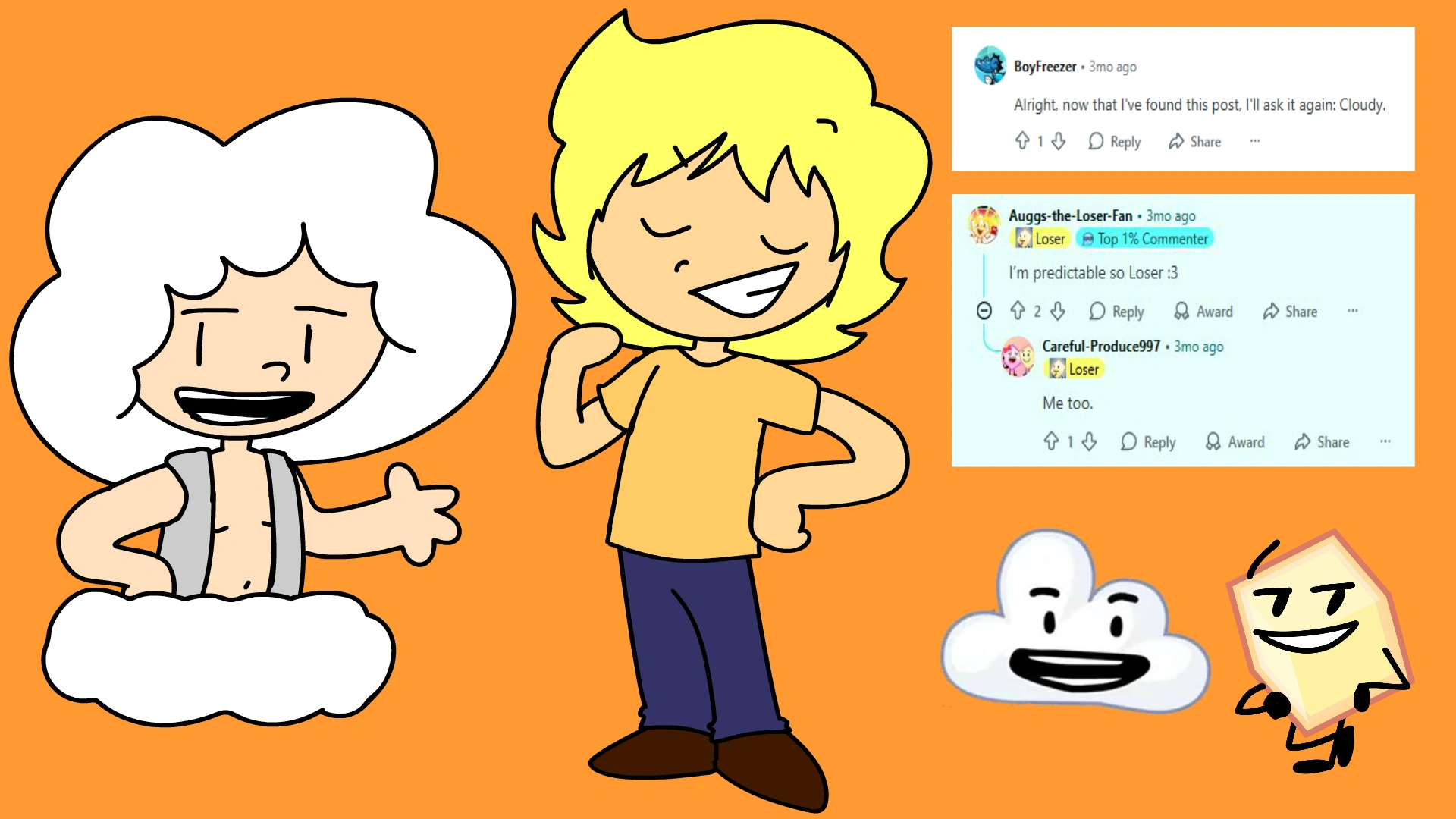 cloudy and loser humanized | Fandom