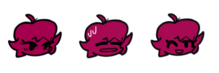 Doki Doki Takeover BF and GF Icons but in the style of Mario's Madness ...