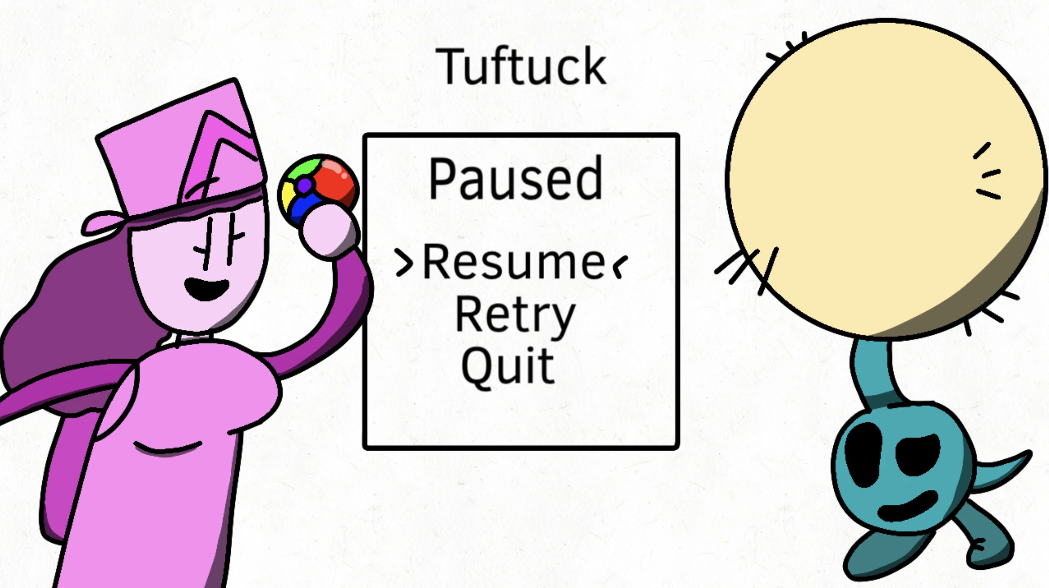 Tuftuck + Tutfuck Pause Screen Art | Fandom