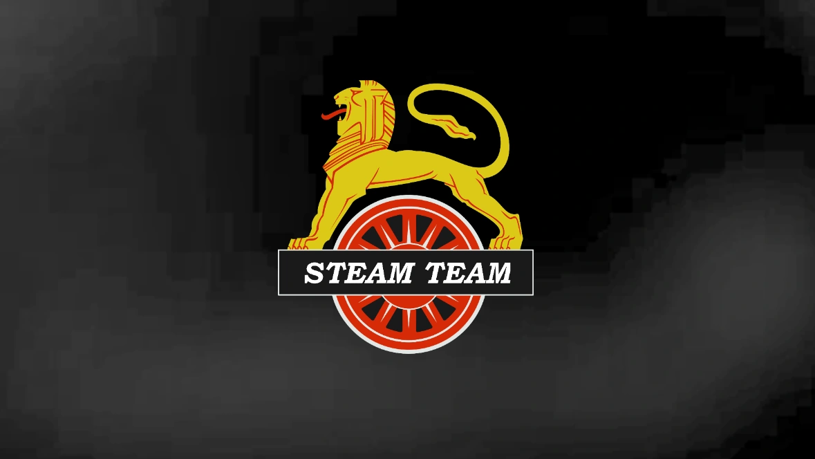 heres the steam team logo. if you barley saw the text | Fandom