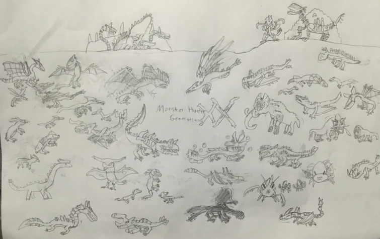 Monster Hunter Generations drawing I made | Fandom