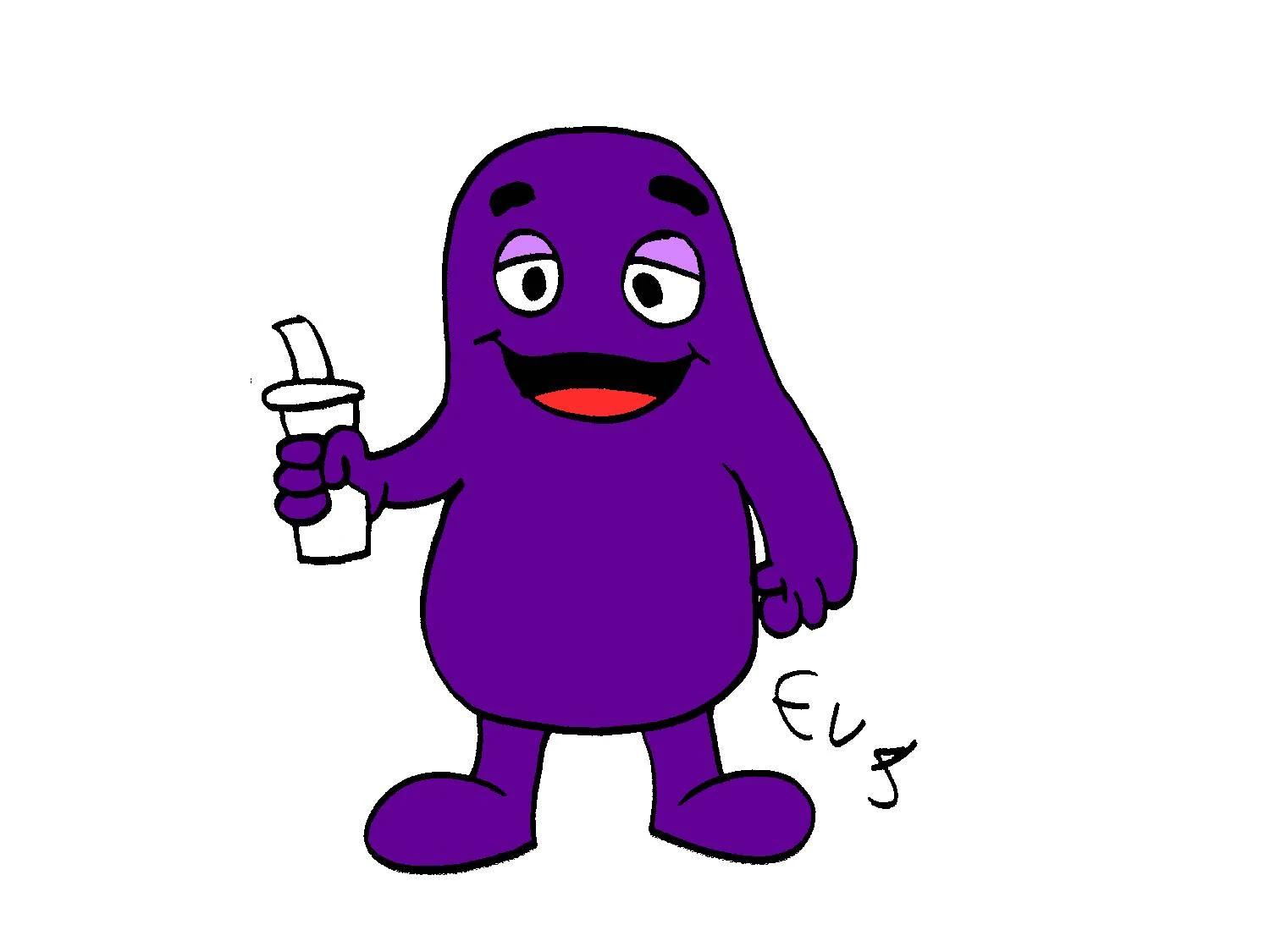 My drawing of Grimace | Fandom