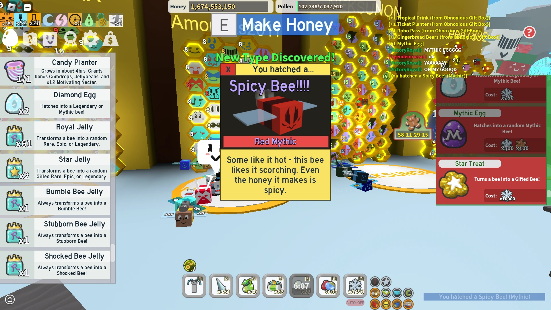 My first mythic bees:) | Fandom