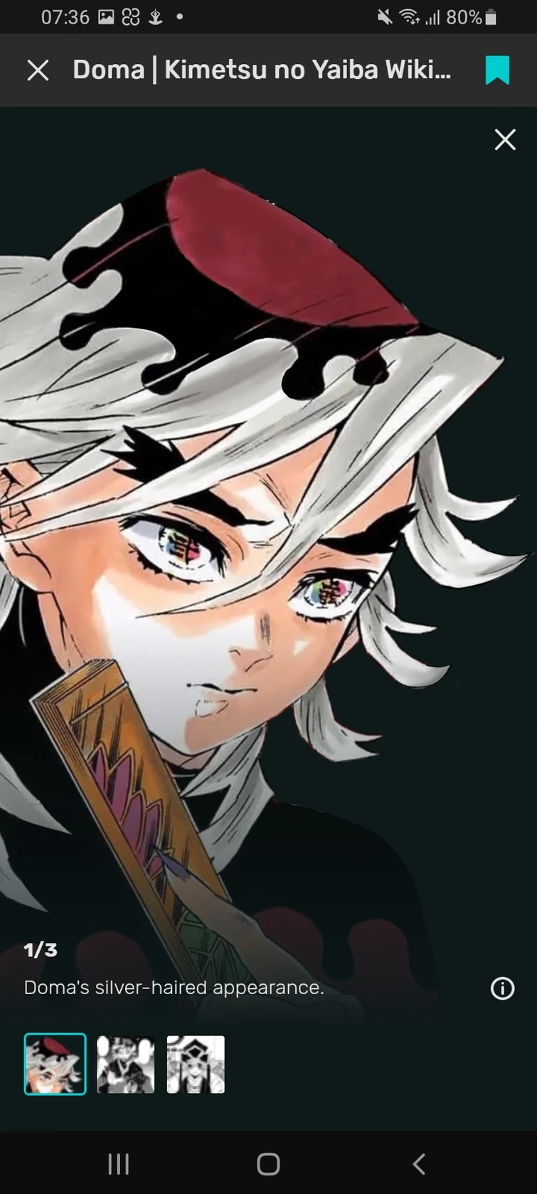 Does Doma have blonde or grey hair? (I am confused) | Fandom