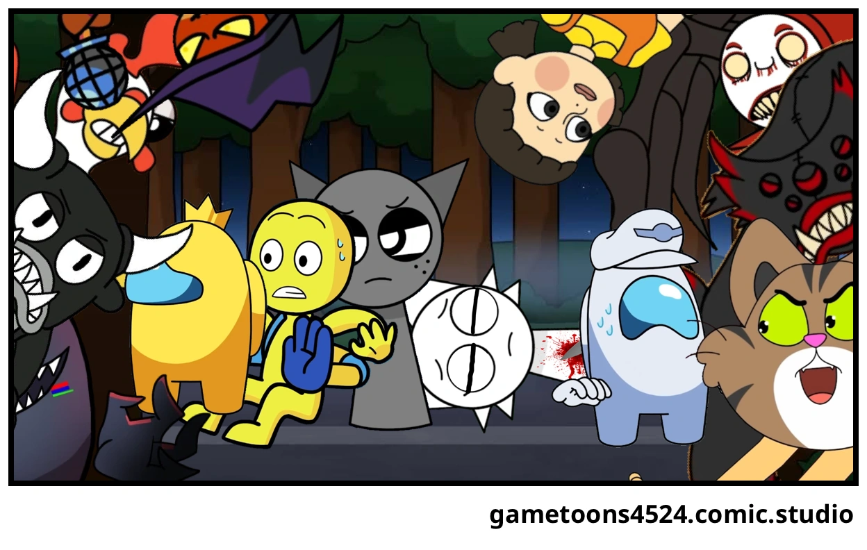 Video ideia:Black's Halloween Takes Over Gametoons | Fandom