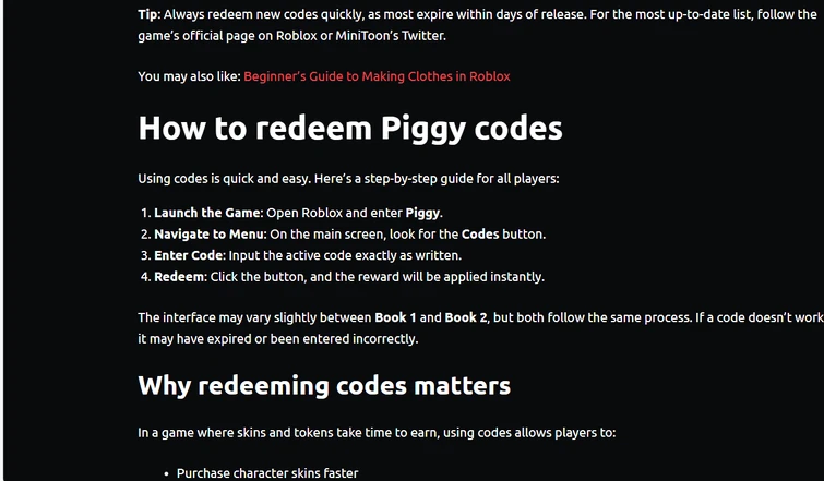 Wth is "Piggy Codes" | Fandom