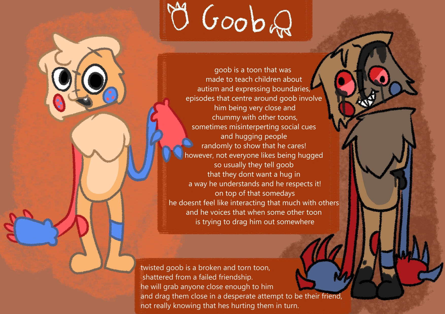 back at ic again with more headcanons!! this time its goob :3 | Fandom