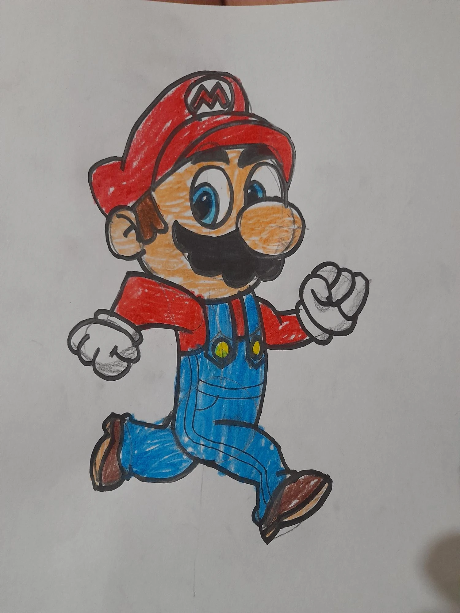 My drawing of Mario | Fandom
