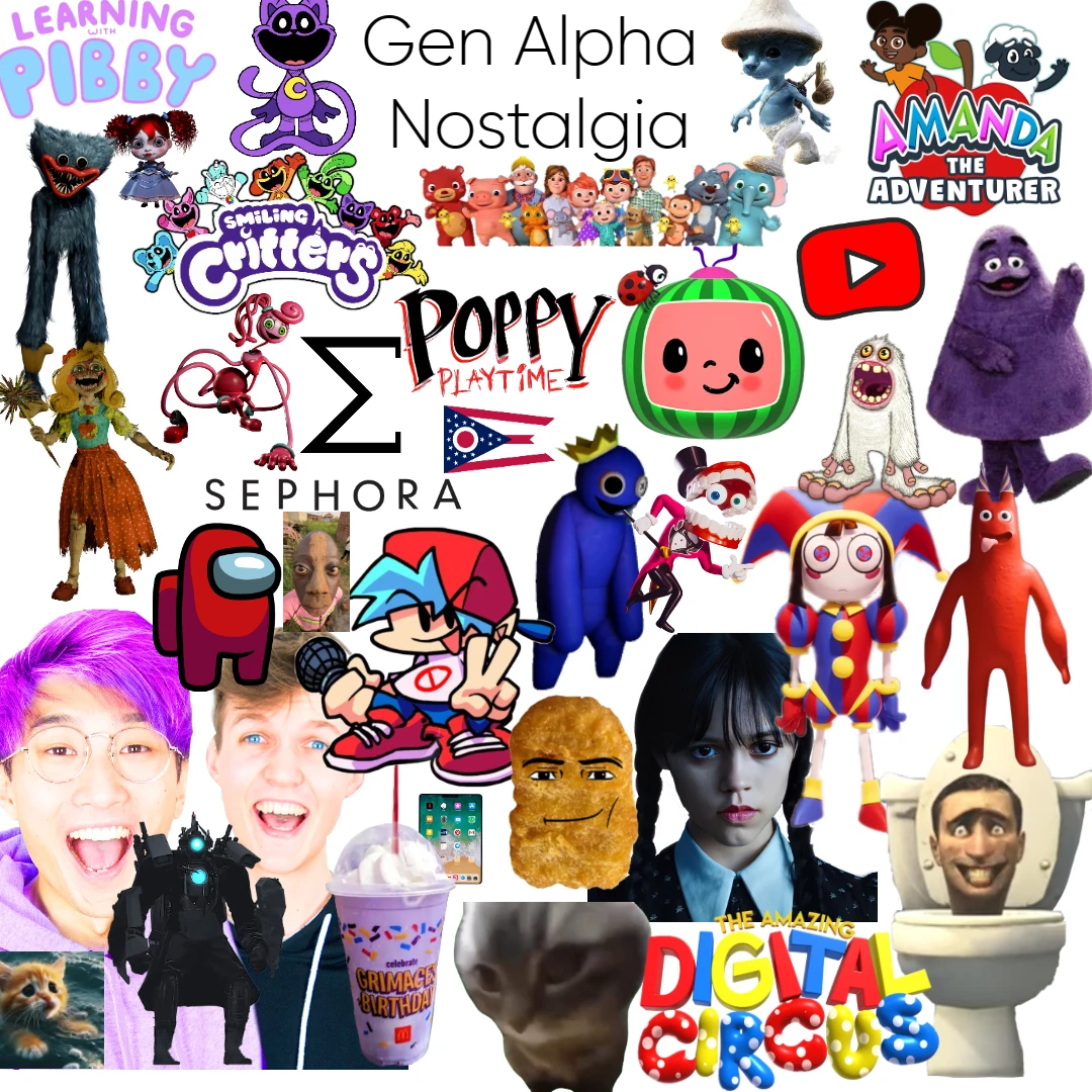 Gen Alpha Nostalgia Collage | Fandom