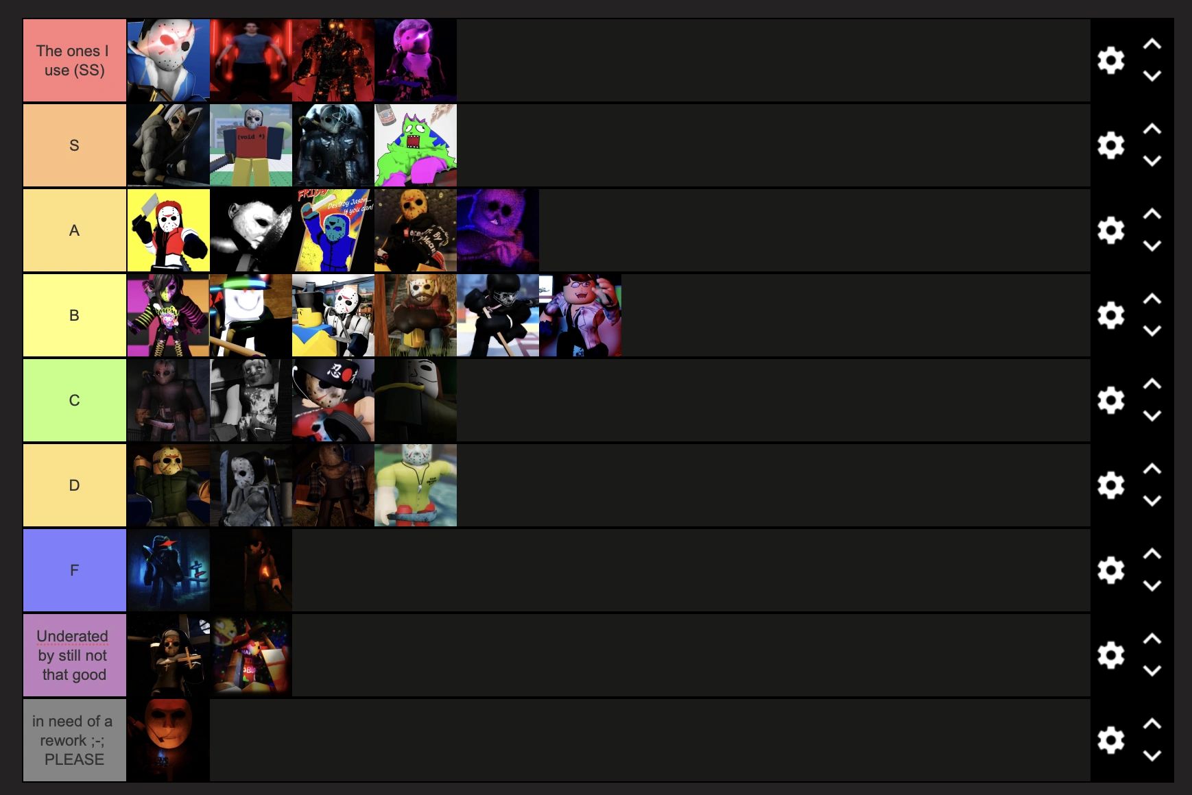 RANKING EVERY KILLER SKINNNN!!!! (high quality post pings) + Noob! :3 ...