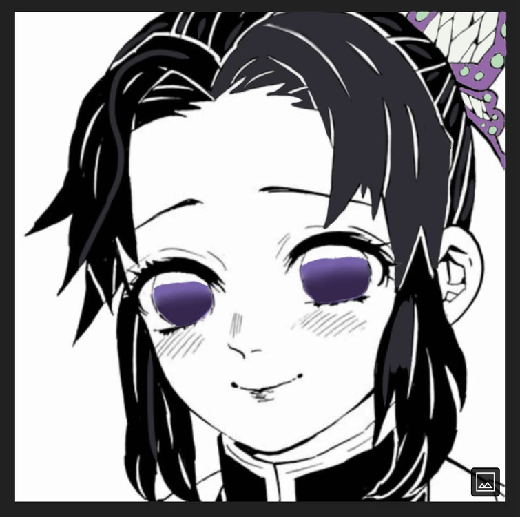 I started coloring this Shinobu manga panel cause I felt like it | Fandom