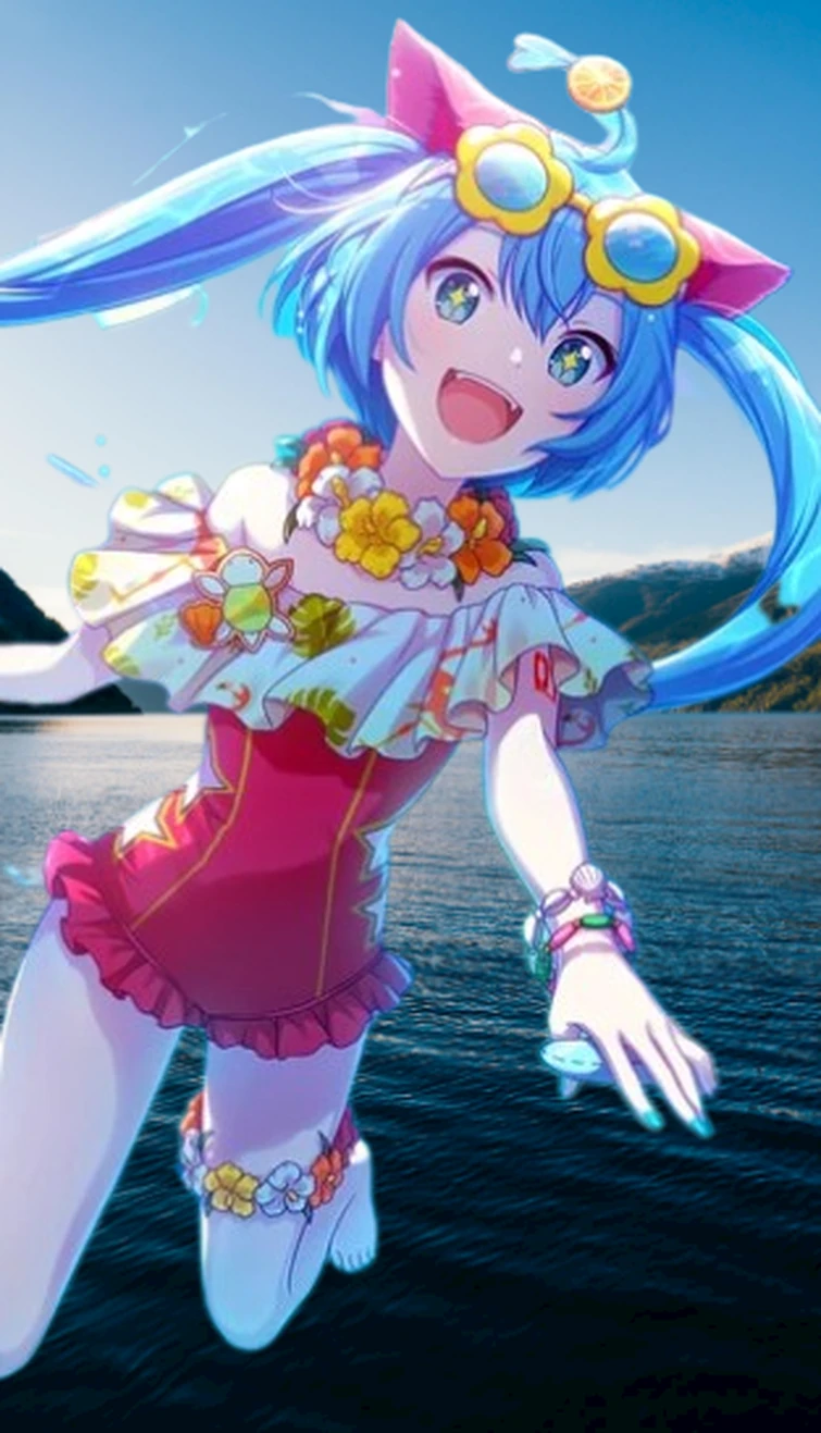 Miku swimmed in pure air! (Emu helped her edit this) | Fandom