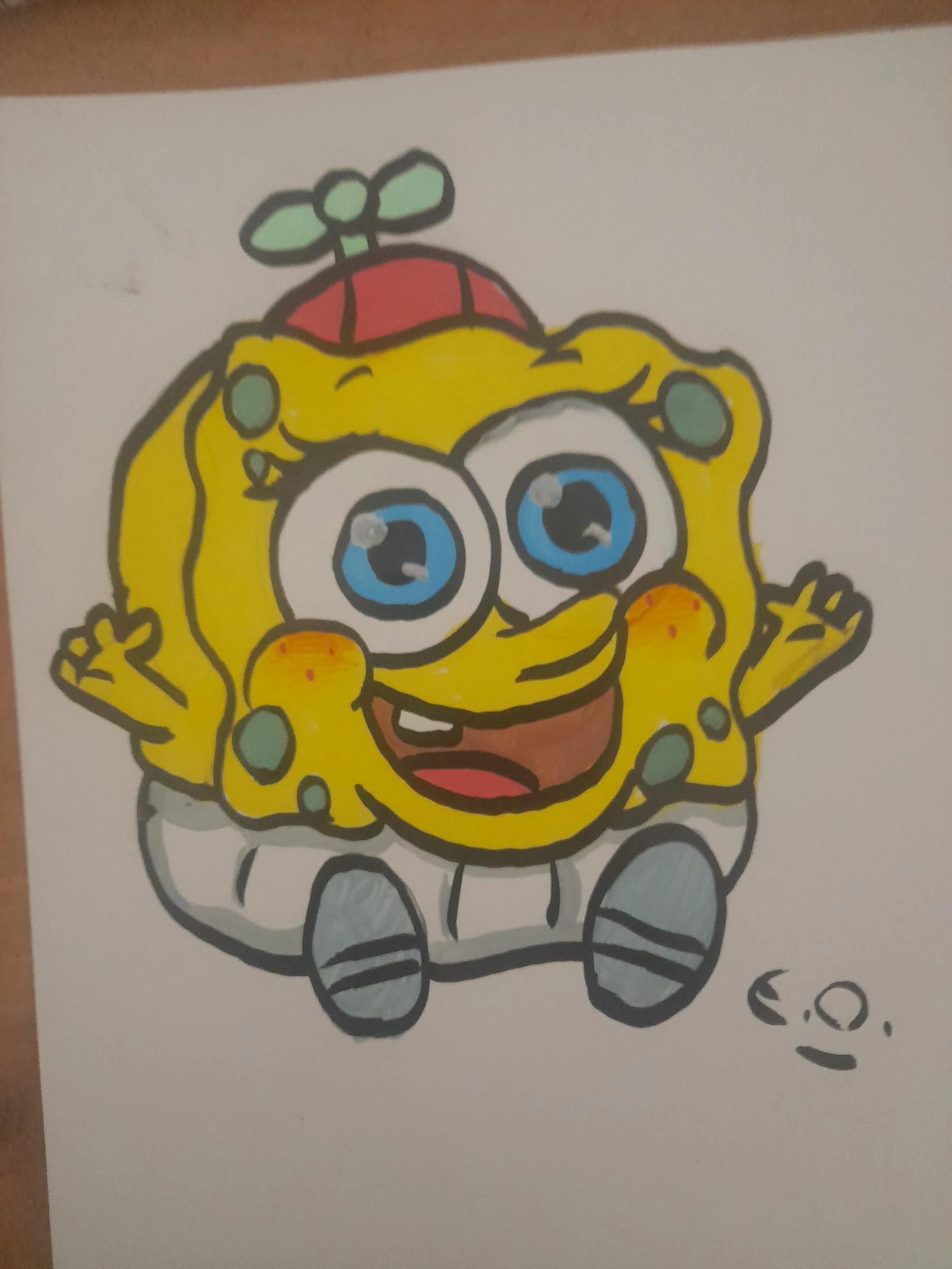My drawing of baby SpongeBob | Fandom
