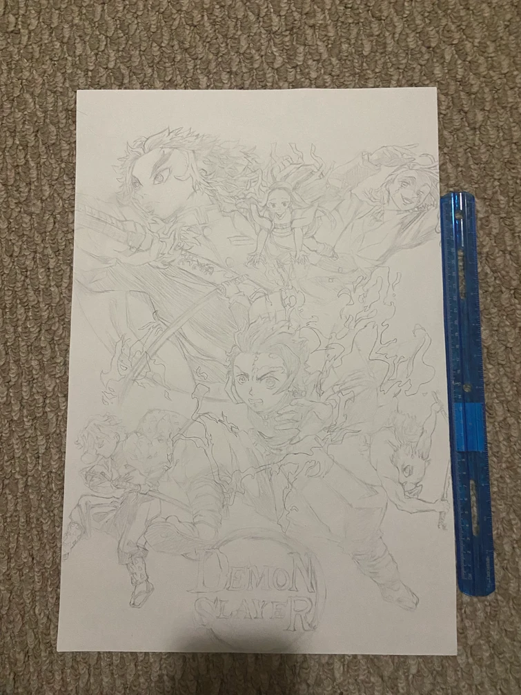 Mugen Train progress + messed up drawings | Fandom