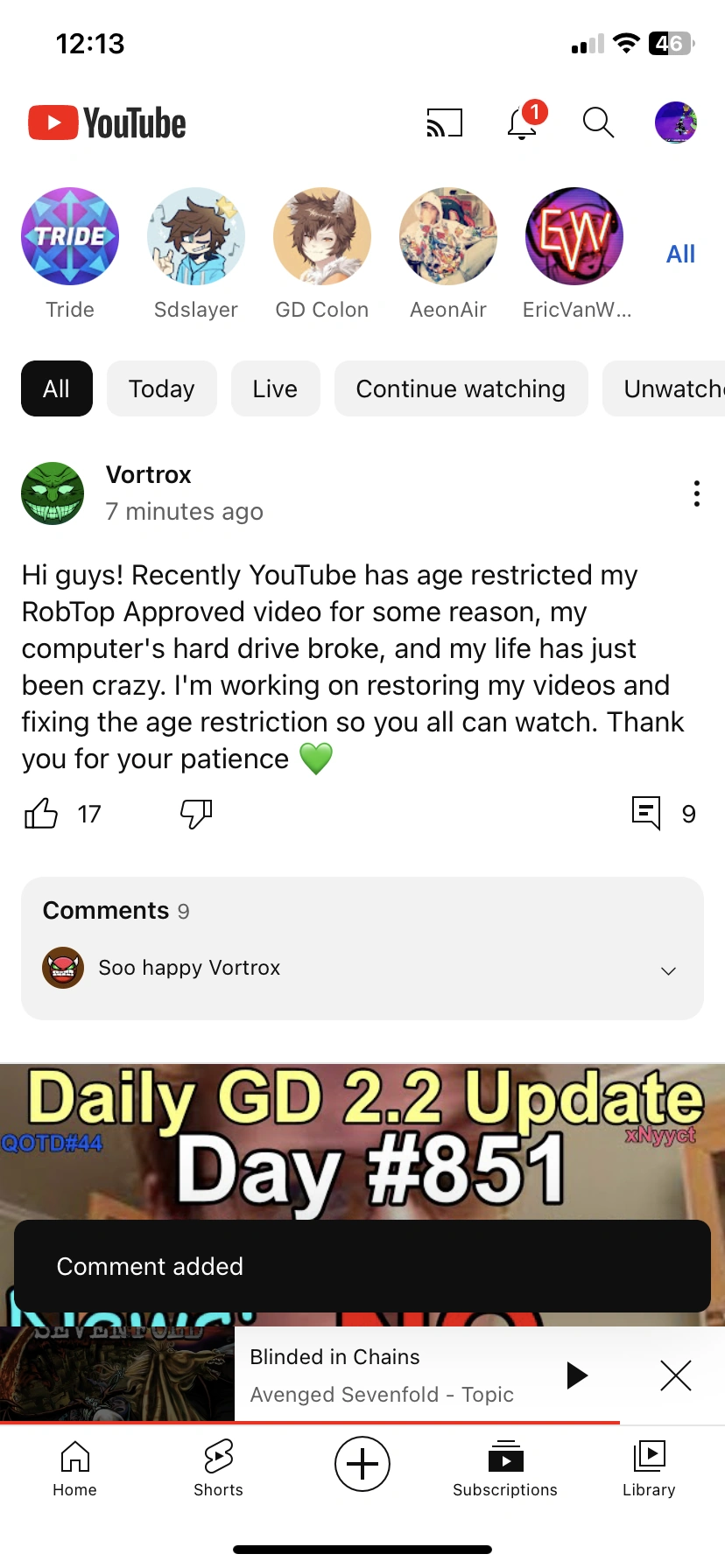 Some of Vortrox’s videos are age restricted for some reason now | Fandom