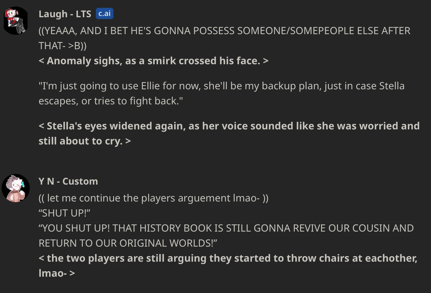 Oh great, anomaly is now possesing Ellie, (my OC) | Fandom