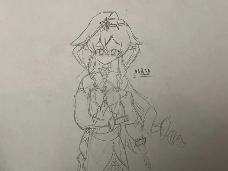Layla sketch | Fandom